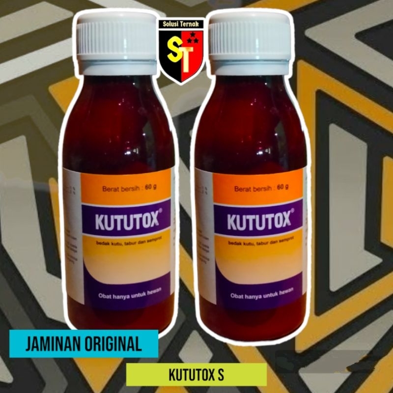 Jual Kututox 60 S Obat Kutu Hewan Berbulu Kucing Sapi Kelinci | Shopee ...