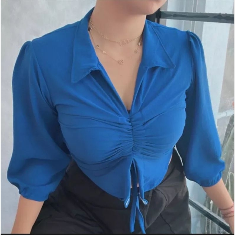 Jual Namira Baju Atasan Wanita Terbaru Blouse Crop Top Shopee Indonesia