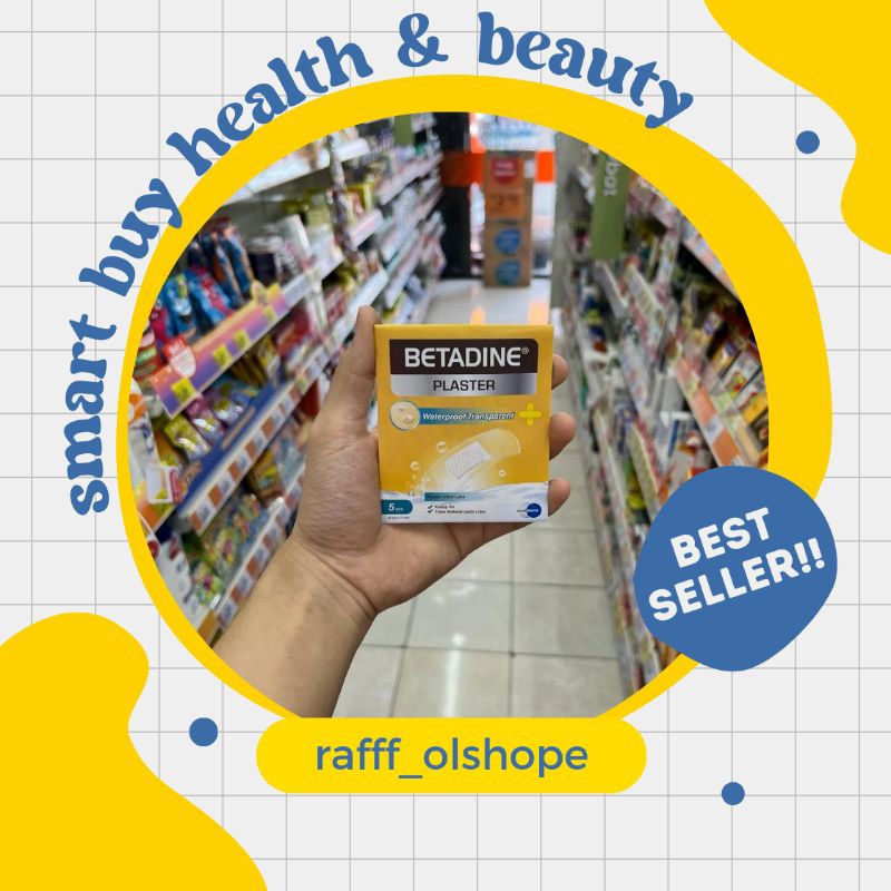 Jual Betadine Plaster Waterproof Transparent (5pcs) | Shopee Indonesia