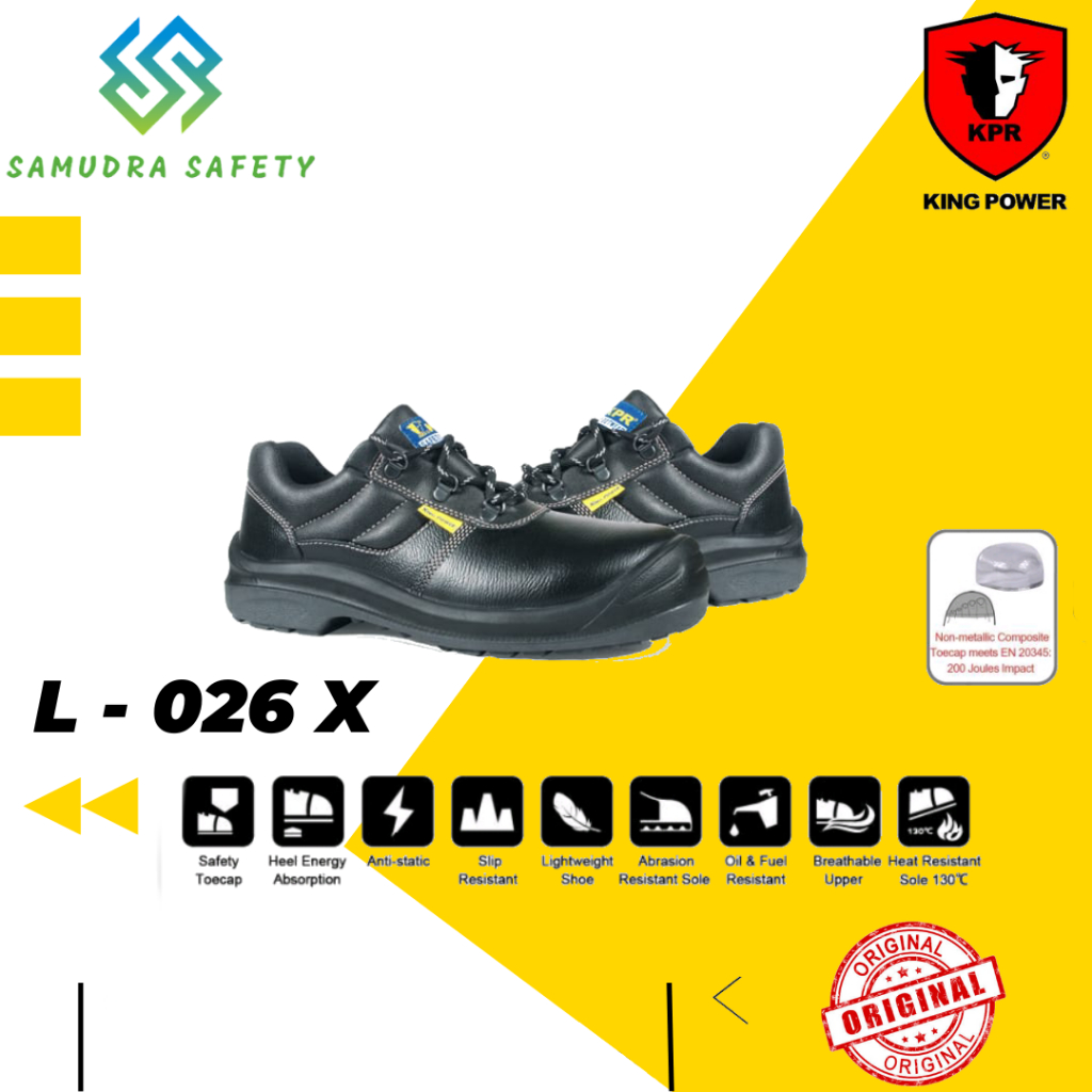 Jual Safety Shoes King Power || Sepatu Safety King Power L-026X ...