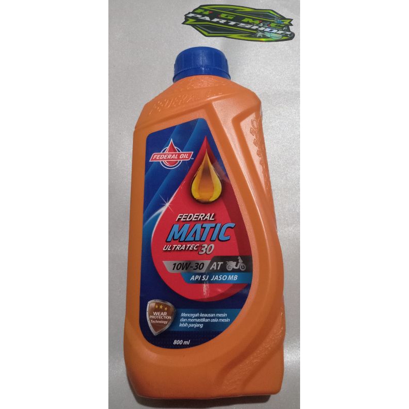 Jual Oli Motor Federal Matic 30/40 Spesialis Dingin 800ml | Shopee ...