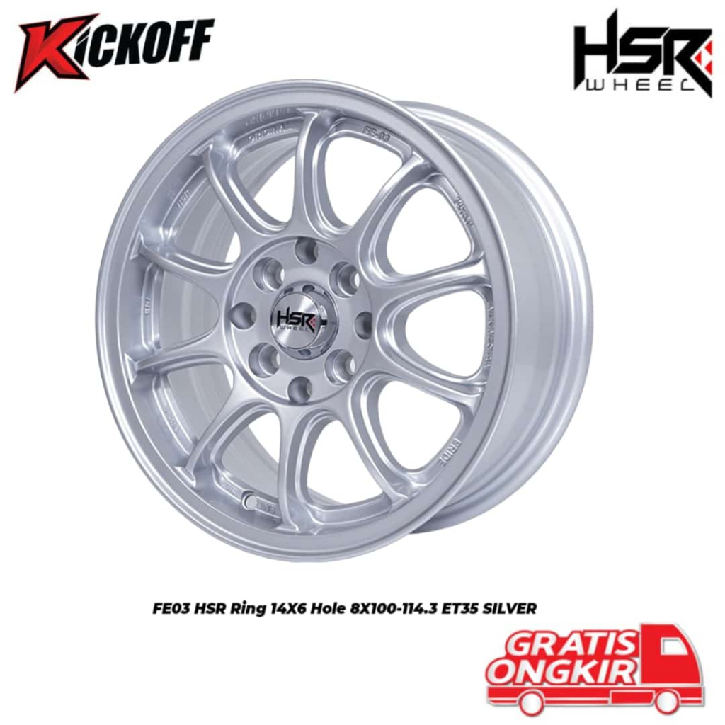 Jual Velg Racing HSR FE03 Ring 14 Buat Avanza Xenia March Ignis Karimun ...