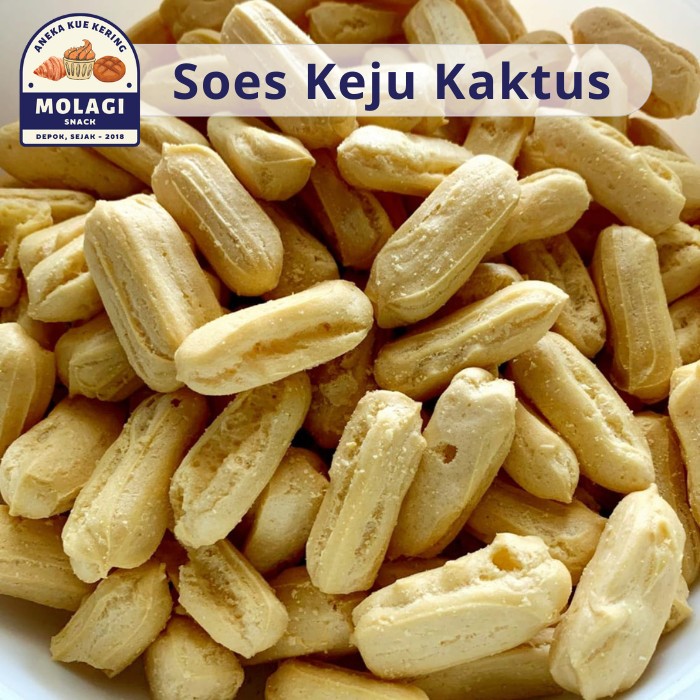 Jual Kue Soes Keju Kaktus / Soes Sus Keju Kaktus Kering 250 Gram ...
