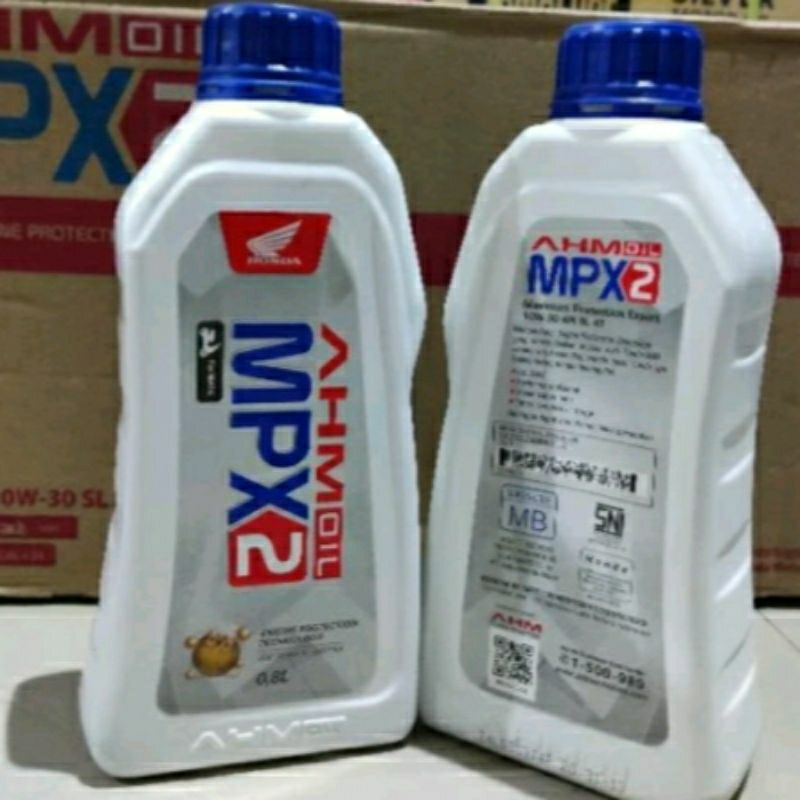 Jual Oli MPX2.. 800 ml .. new..matic AHM ..10w-30 SL.. | Shopee Indonesia