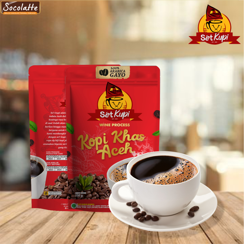 Jual KOPI ARABICA ACEH GAYO WINE (BUBUK) | Shopee Indonesia