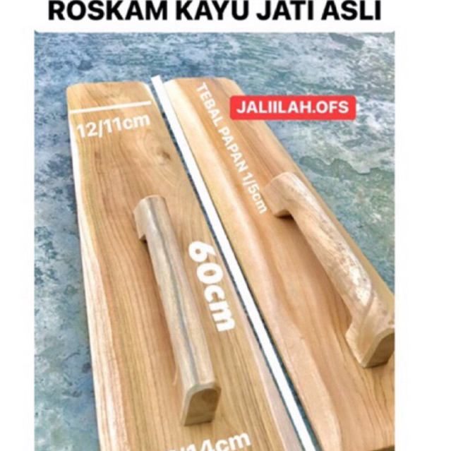 Jual Roskam kayu jati/plaster/kasutan alat bangunan pajang 60cm ...