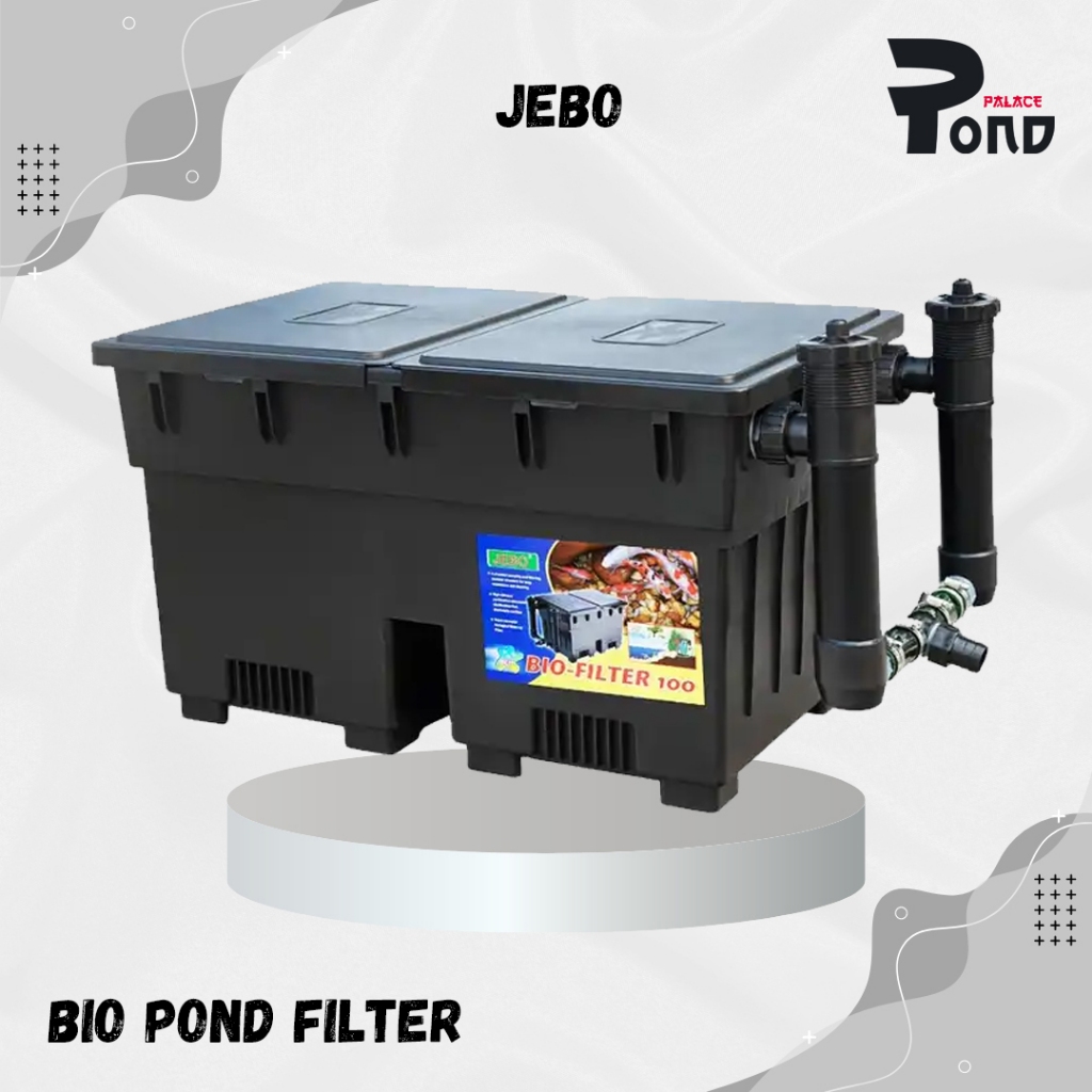 Jual Pond Bio Filter Jebo 100-I UVC 24W Filter Kolam Koi Include Pompa ...
