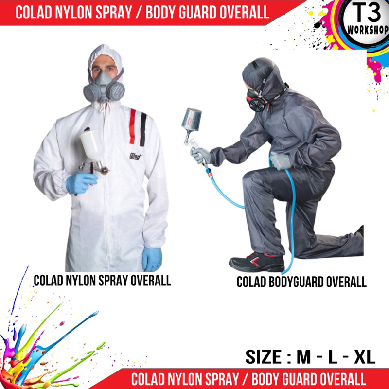 Jual Nylon Spray paint suite Colad baju pengecatan | Shopee Indonesia