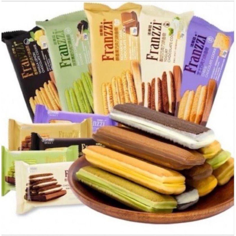 Jual Franzzi Chocolate Cookies 70g Biskuit Sunssie Aneka Rasa | Shopee ...