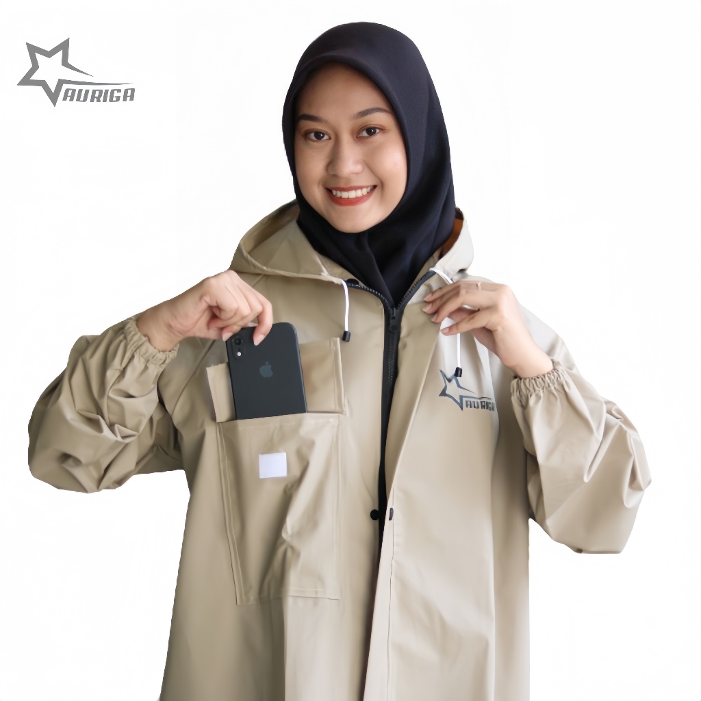 Jual Jas Hujan Raincoat Anti Rembes Pria Wanita Dewasa Tebal Kuat Elastis Bahan PVC 0.25 Premium ...