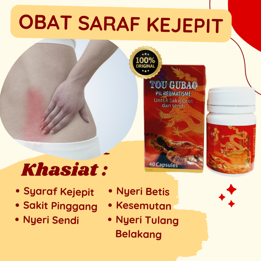 Jual Obat saraf sarap syaraf kejepit terjepit sakit pinggang menjalar ...