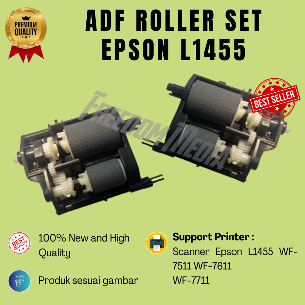 Jual ADF Pickup Roller Set Scanner Epson L1455 WF-7511 WF-7611 WF-7711 ...