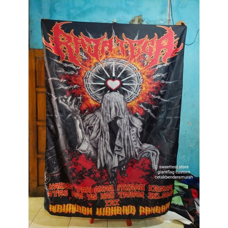 Jual BENDERA PSHT FULL PRINTING, GIANTFLAG SH, BENDERA TERATE, MINIFLAG ...