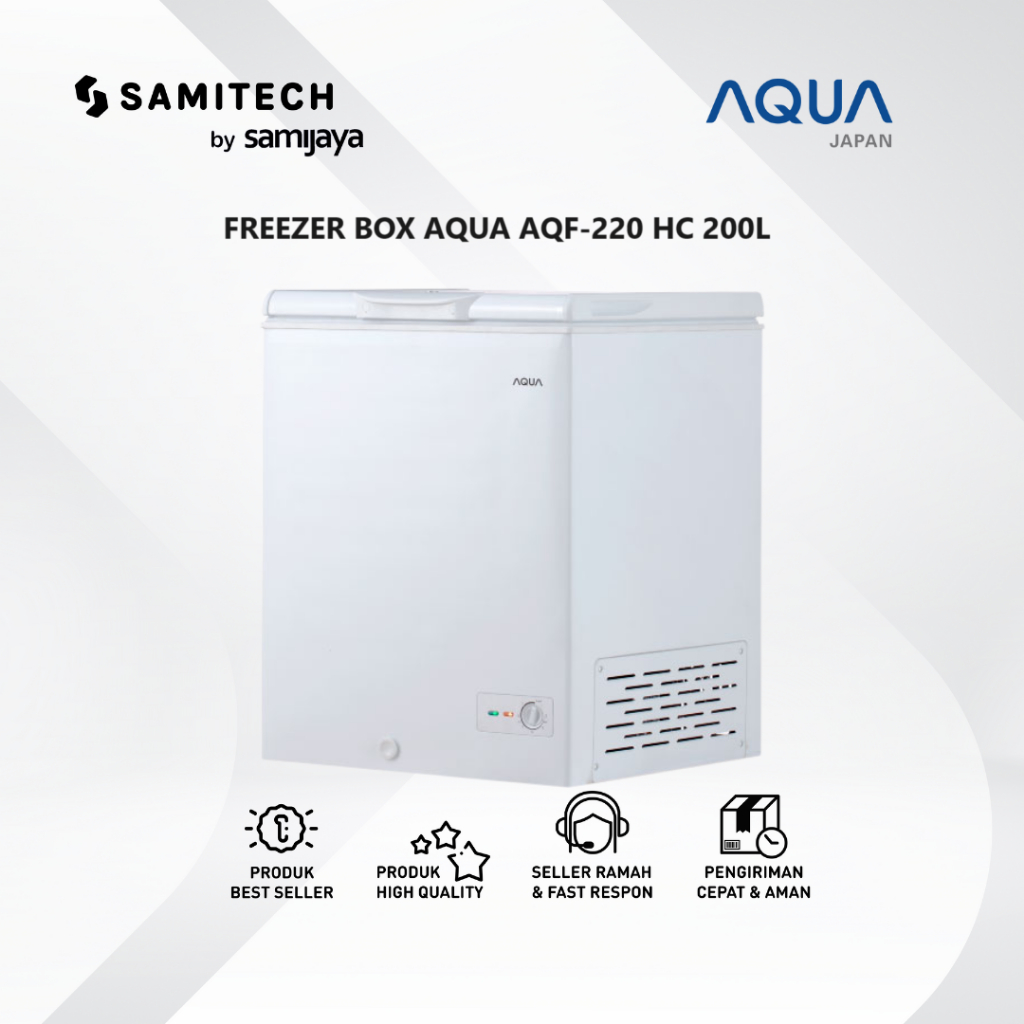 Jual FREEZER BOX AQUA AQF-220HC NEW AQF 220HC 200LITER BERGARANSI ...