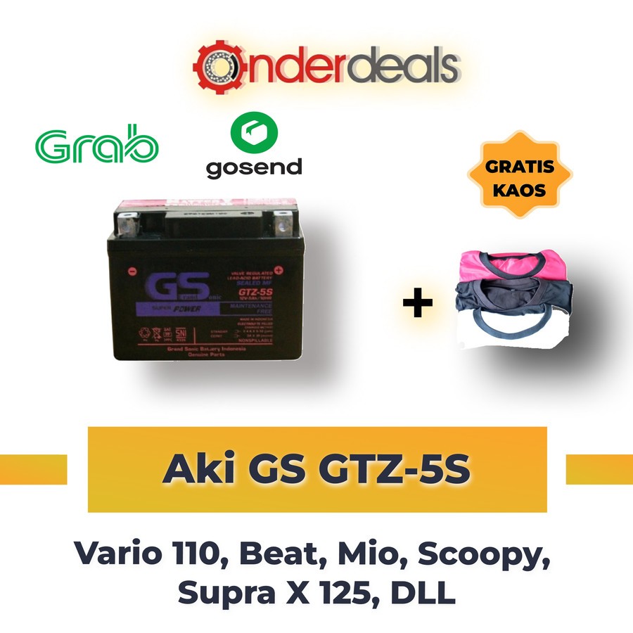 Jual Aki Grand Sonic GTZ-5S | Shopee Indonesia