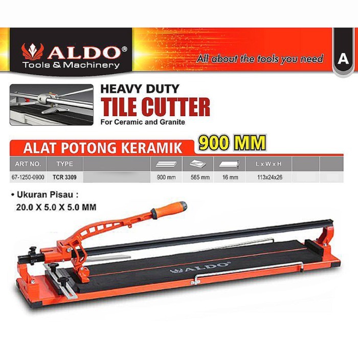 Jual Alat potong keramik granite TILE Cutter 900 mm ALDO 90CM | Shopee ...