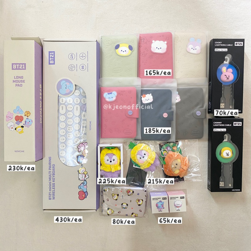Jual [READY] Minini Multipairing Wireless Mouse BT21 Official ...