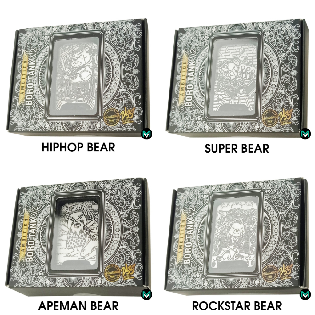 Jual Atomizer Ambition Boro Tank V2 Bear Edition Authentic By Ambition ...