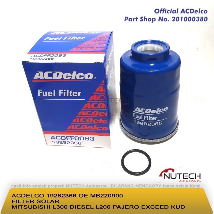 Jual Filter Solar Fuel Filter Mitsubishi L300 Diesel L200 Pajero Exceed ...