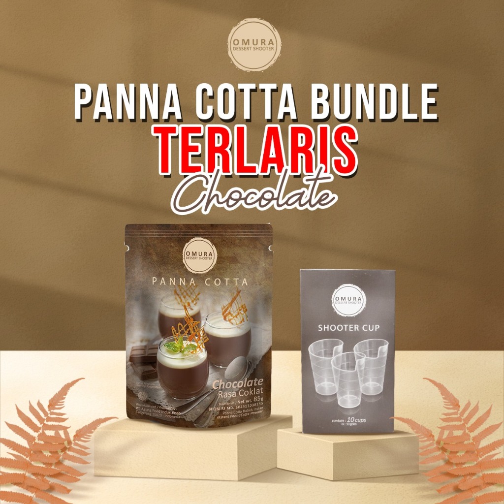 Jual [BUNDLE CUP] Panna Cotta Pudding Italia Rasa Coklat / Cokelat ...