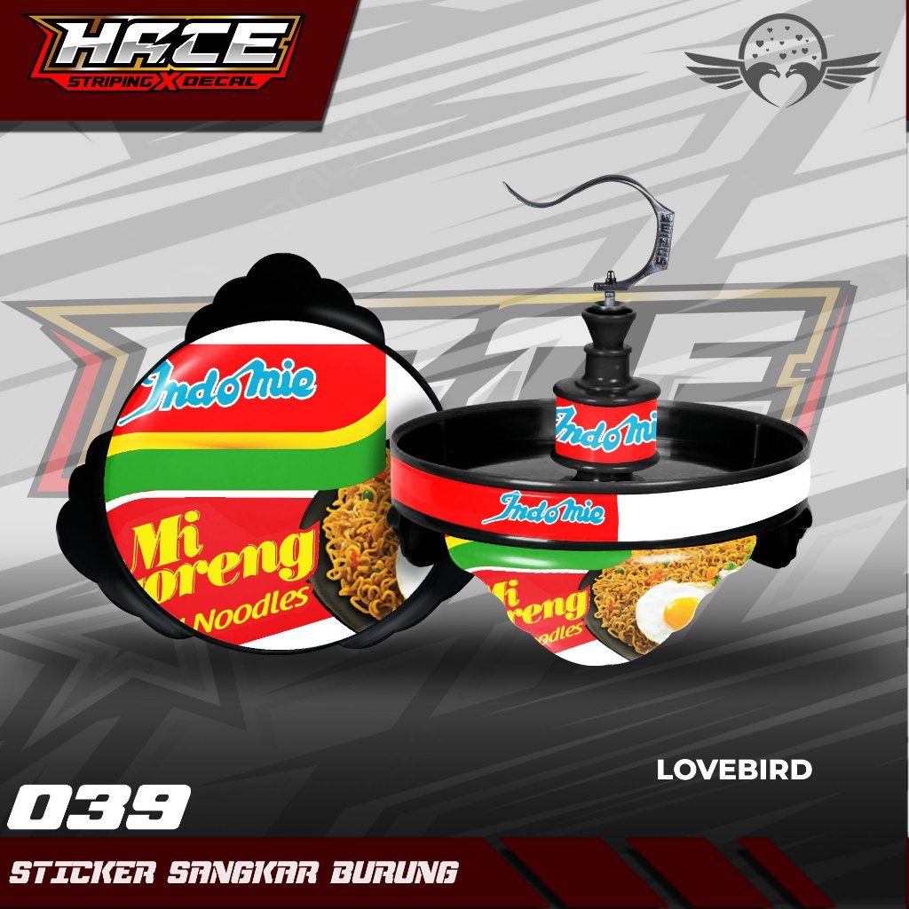 Jual STICKER SANGKAR BURUNG INDOMIE - DECAL TEBOK LOVEBIRD BATMAN PLECI ...