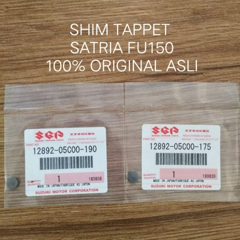 Jual SHIM TAPPET SATRIA FU150 SIM TAPET BERBAGAI UKURAN ORIGINAL ASLI ...