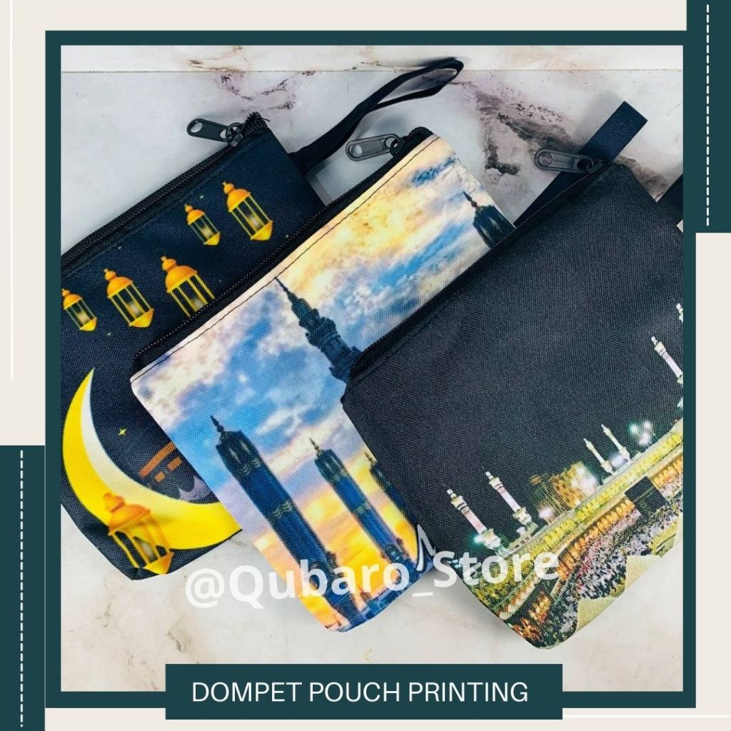 Jual Dompet Pouch Printing Mekah Madinah 1pcs || Dompet Print Oleh-oleh ...