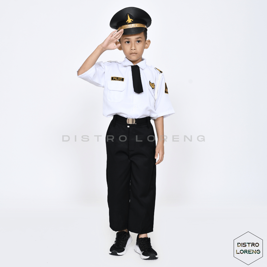 Jual Baju Profesi Pilot Anak Laki-laki Setelan Kostum Karnaval Anak ...