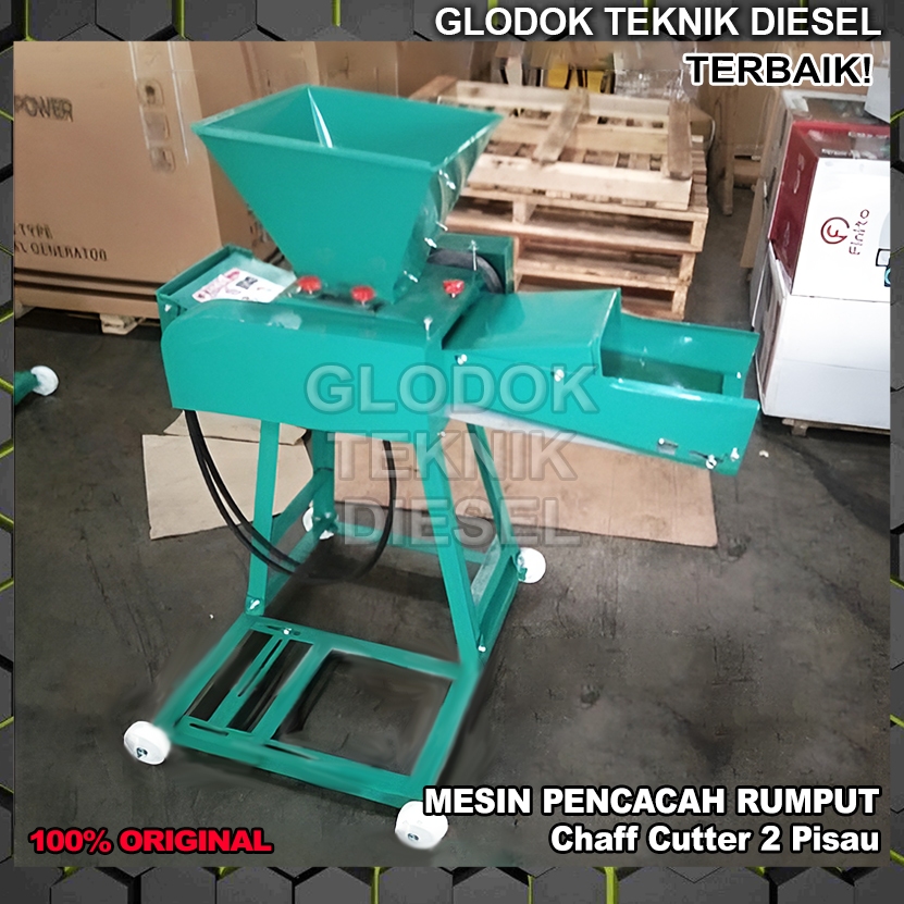 Jual Mesin Pencacah Rumput Jerami Ranting Kayu Chaff Cutter Mesin Cacah ...
