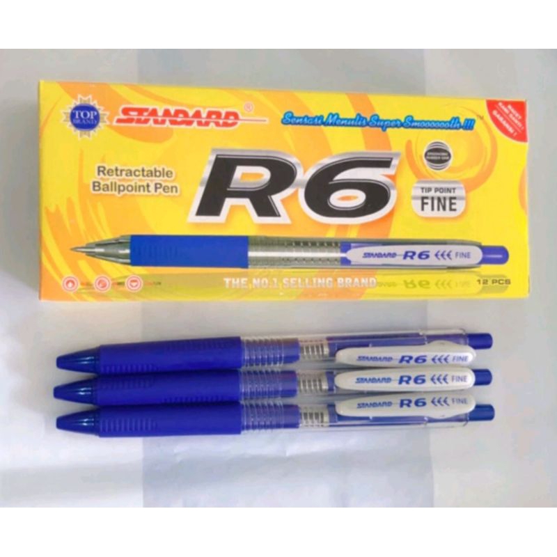 Jual BULPOINT/BULPEN STANDARD R6 BIRU (12BIJI) | Shopee Indonesia