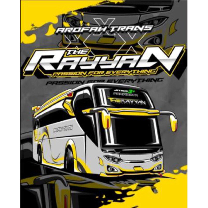 Jual Stiker Bus The Rayyan Hologram Cutting Lasser Shopee Indonesia