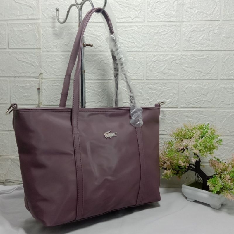 Jual Tas Tote Nilon Tas kerja Wanita kasmag | Shopee Indonesia