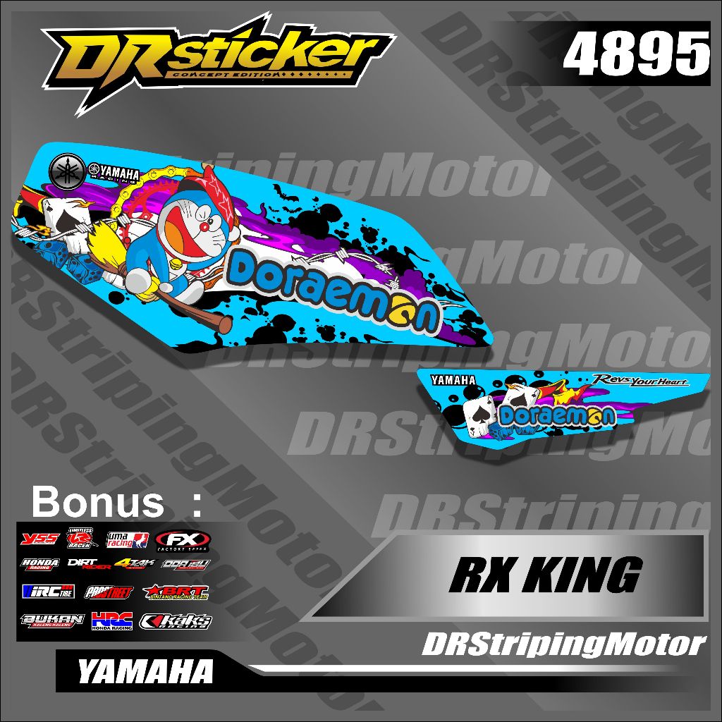 Jual Sticker Variasi Striping Motor Yamaha Rx King Stiker Rx King ...
