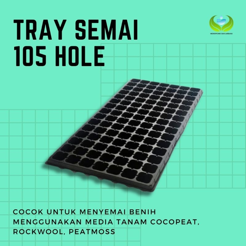 Jual TRAI / TRAY SEMAI 105 LUBANG TEBAL 1MM | Shopee Indonesia