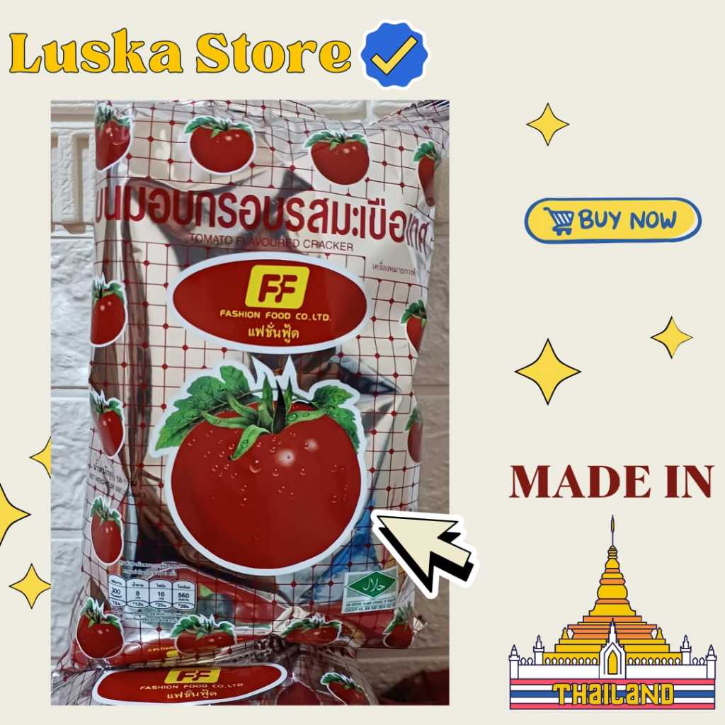 Jual FF Stick Crispy Snack Tomato Flavor/Snack Jisoo /snack thailand ...