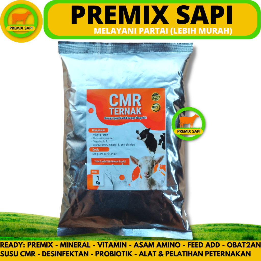 Jual CMR TERNAK 1 KG - Susu untuk Cempe Pedet Sapi Kambing Domba ...