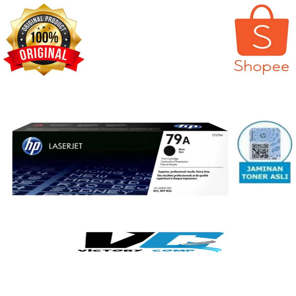Jual Toner HP Laserjet 79A Black Original (CF279A) - Original Catridge | Shopee Indonesia