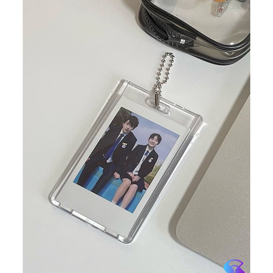 Jual Terkini Holder Id Card Acrylic Id Card 2 sisi Tempat Kartu Id Card ...