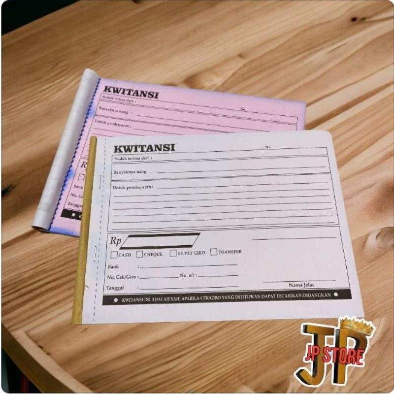 Jual KWITANSI BESAR | RECEIPT TANDA TERIMA 1/2 FOLIO 2 RANGKAP 2 PLY ...