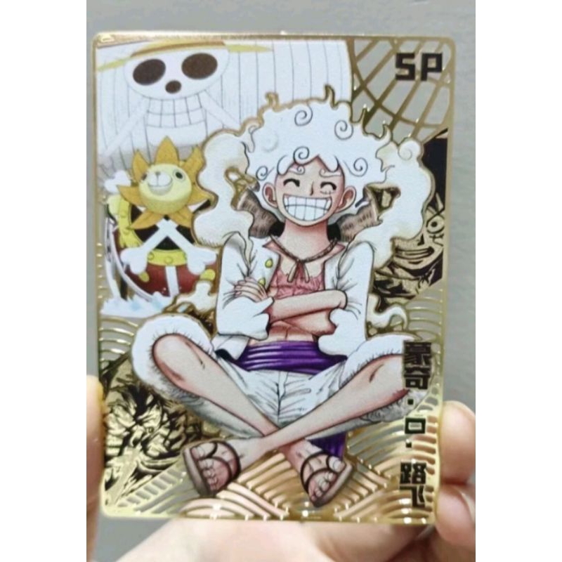 Jual LUFFY GEAR 5 - GOLD METAL CARD PREMIUM | Shopee Indonesia