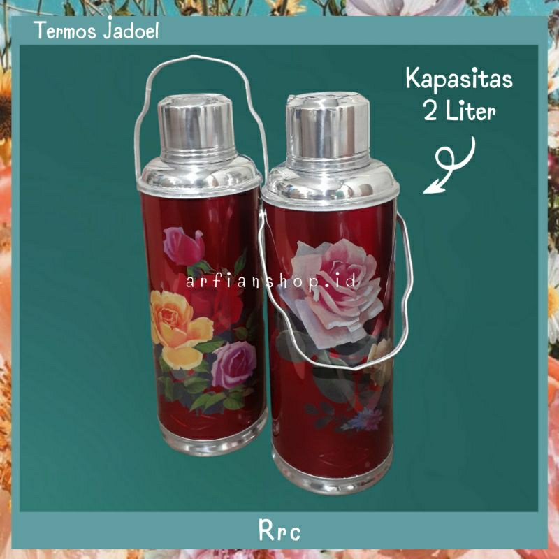 Jual Termos Air Panas Jadul 2 Liter - RRC / Termos Jaman Dulu / Termos ...