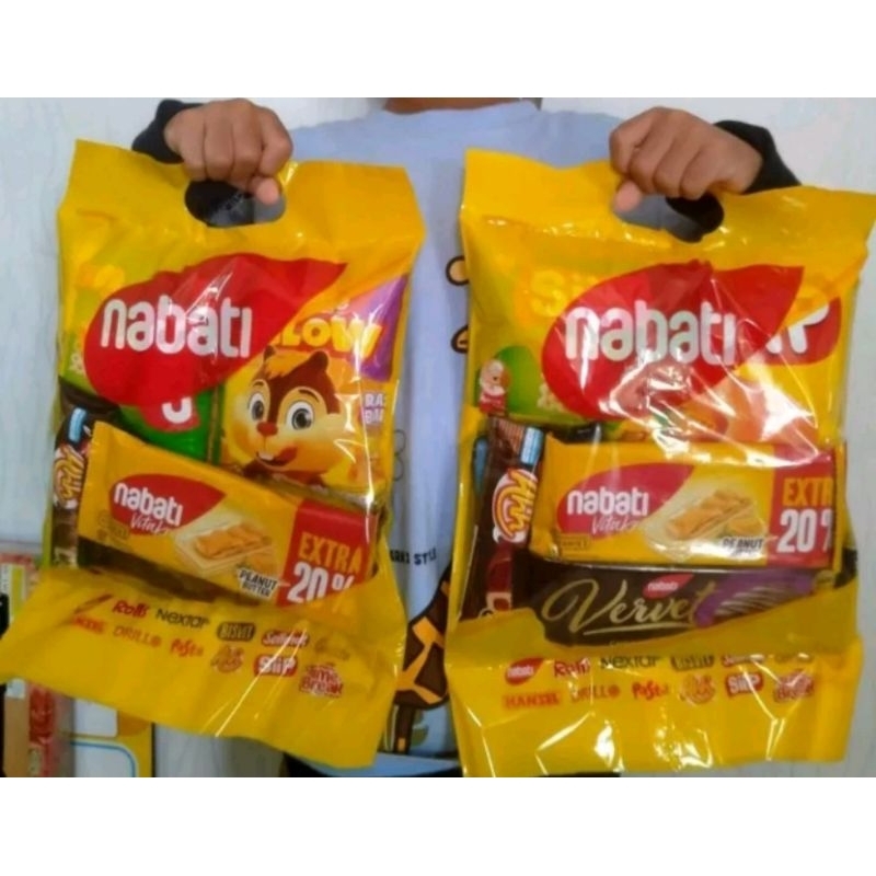 Jual Paket Nabati/ Dua Kelinci Snack ulang tahun / snack PRJ TANPA ...