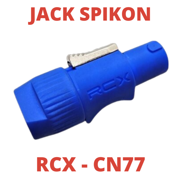 Jual JECK SPIKON BIRU RCX CN77 (1 BIJI) AUDIO JACK JEK SPEAKON BUNTUT ...