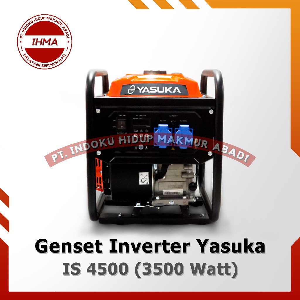 Jual Gasoline Generator Genset Listrik Bensin Inverter Yasuka 4500 iS ...
