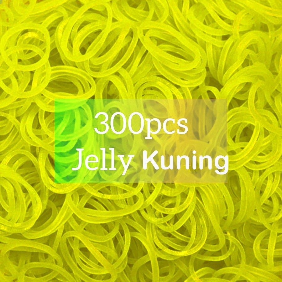 Jual Karet Rainbowloom Bands Isi 300 Pcs Neon Kuning | Shopee Indonesia