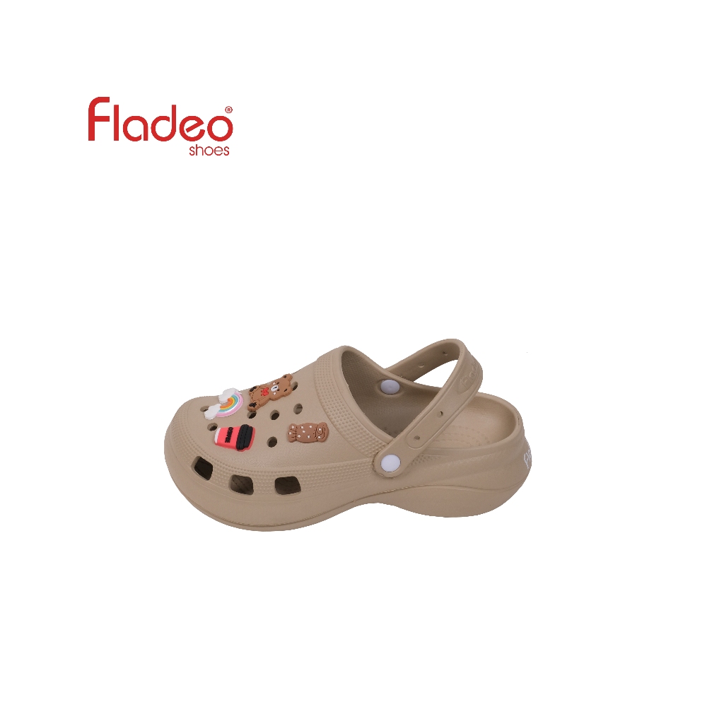 Jual Fladeo I23/PLT08-1TM/Sandal Clog Wanita [ Clog Sandals ] | Shopee ...