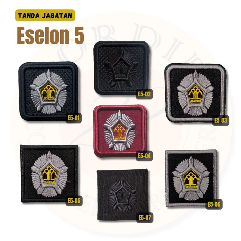 Jual TANDA JABATAN ESELON BORDIR TIMBUL PERMENKUMHAM TERBARU | Shopee ...