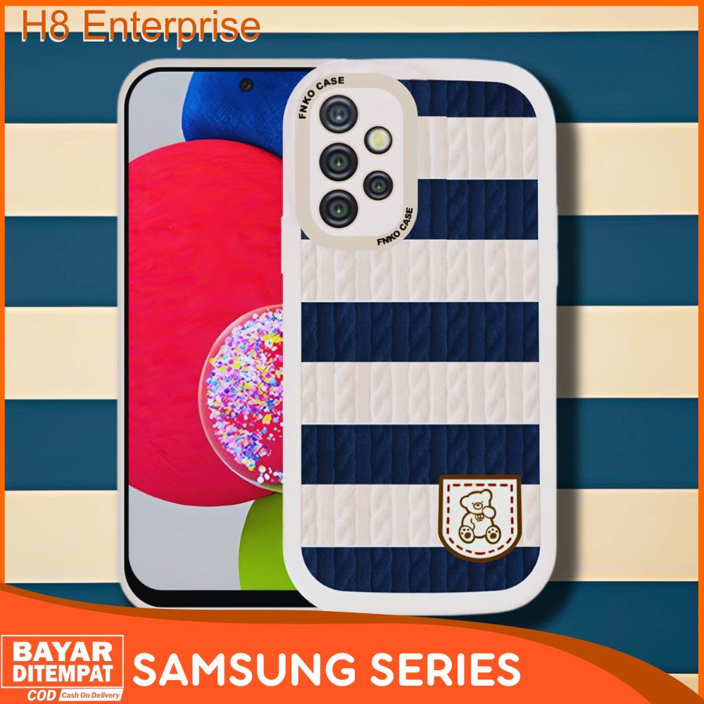 Jual Case Samsung A04S A11 M11 A13 4G 5G A23 Casing FNKO Strip Bear Silicon Transparant Premium ...