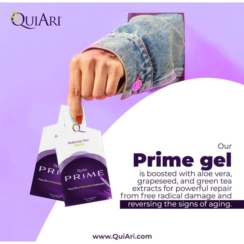 Jual SUPLEMEN ANTIOKSIDAN QUIARI PRIME GEL SATUAN | Shopee Indonesia