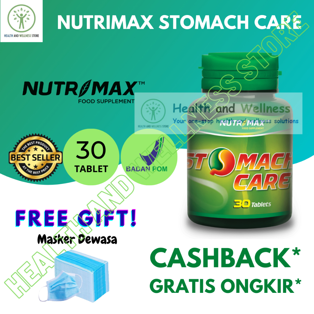 Jual Nutrimax Stomach Care 30 Tablet Maag Asam Lambung | Shopee Indonesia